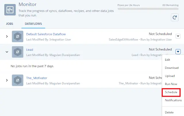 How To Schedule Object Data Refresh In Salesforce Einstein Analytics Infallibletechie