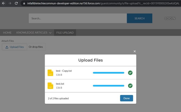 How To Allow Guest User To Upload Files Using Lightning Web Component In Salesforce Experience