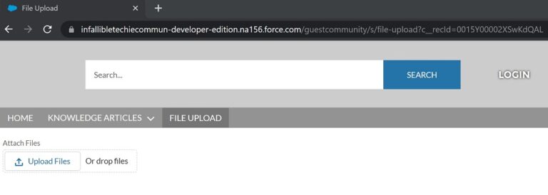 How To Allow Guest User To Upload Files Using Lightning Web Component In Salesforce Experience