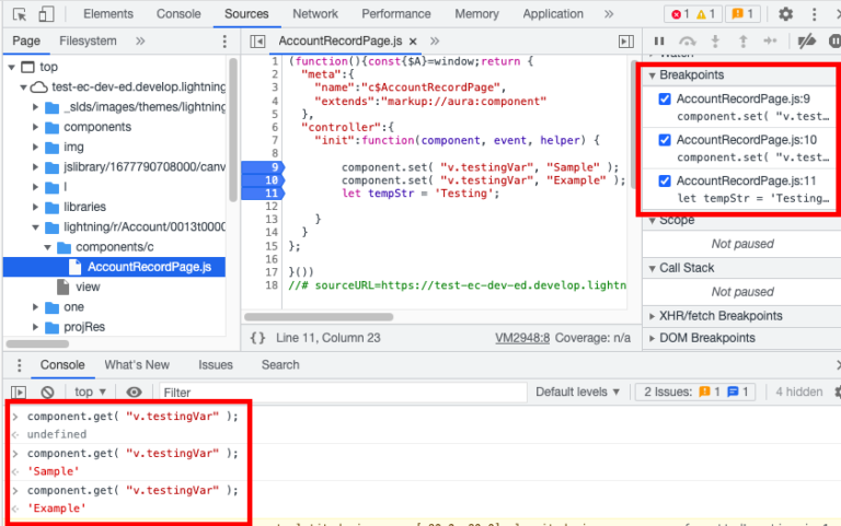Debugging and Troubleshooting Salesforce Lightning Aura Component ...