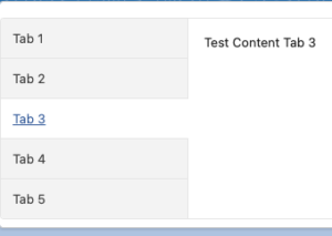 Vertical Tabs in Salesforce Lightning Web Component – InfallibleTechie