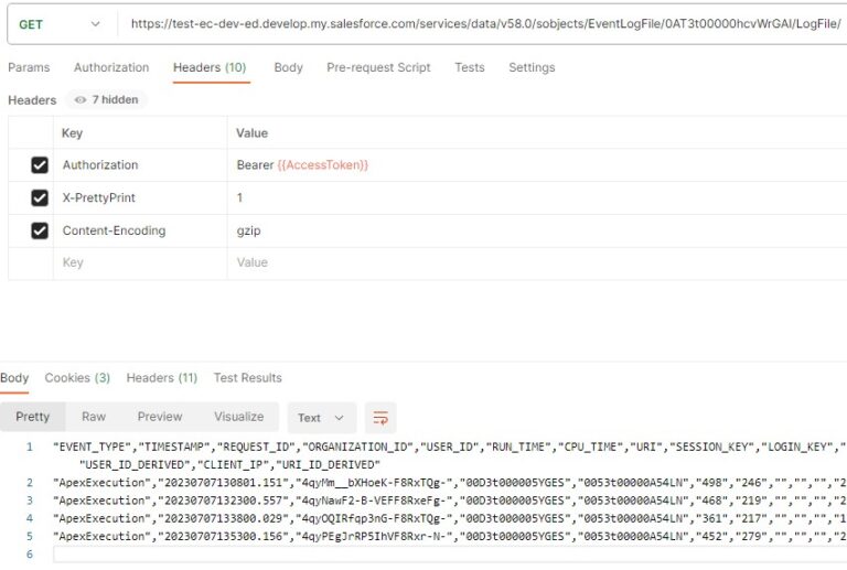 How to download Salesforce Event Log File using REST API ...