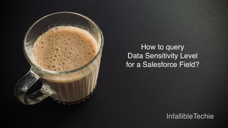 How to query Data Sensitivity Level for a Salesforce Field ...