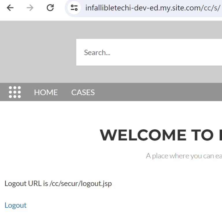 Logout Link using Salesforce Lightning Web Component for Experience ...