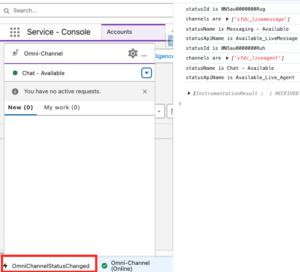 Listen Salesforce Omni-Channel Status changes – InfallibleTechie