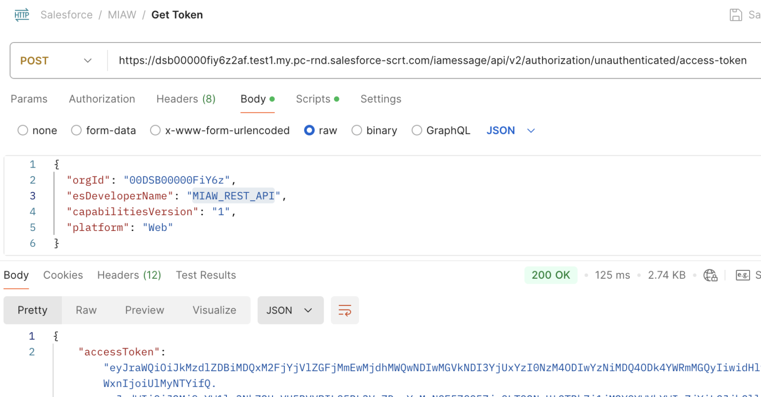 Salesforce Messaging For In App And Web Rest Api Infallibletechie