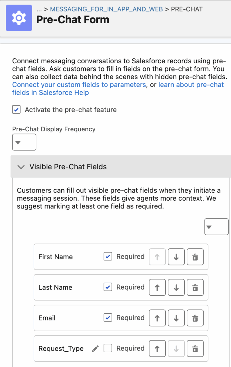 Transferring Pre-Chat Data to Salesforce Agentforce Agent ...