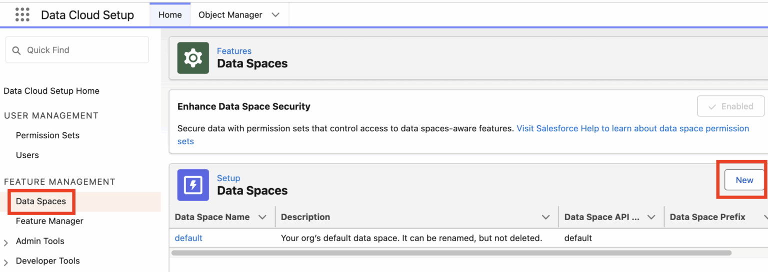 Additional Salesforce Data Cloud Data Spaces – InfallibleTechie